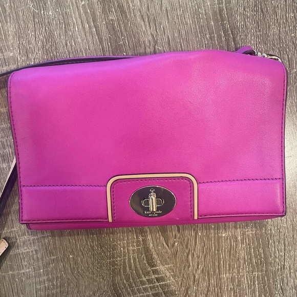 kate spade | Bags | Coach Fuchsia Leather Crossbody Bag | Poshmark